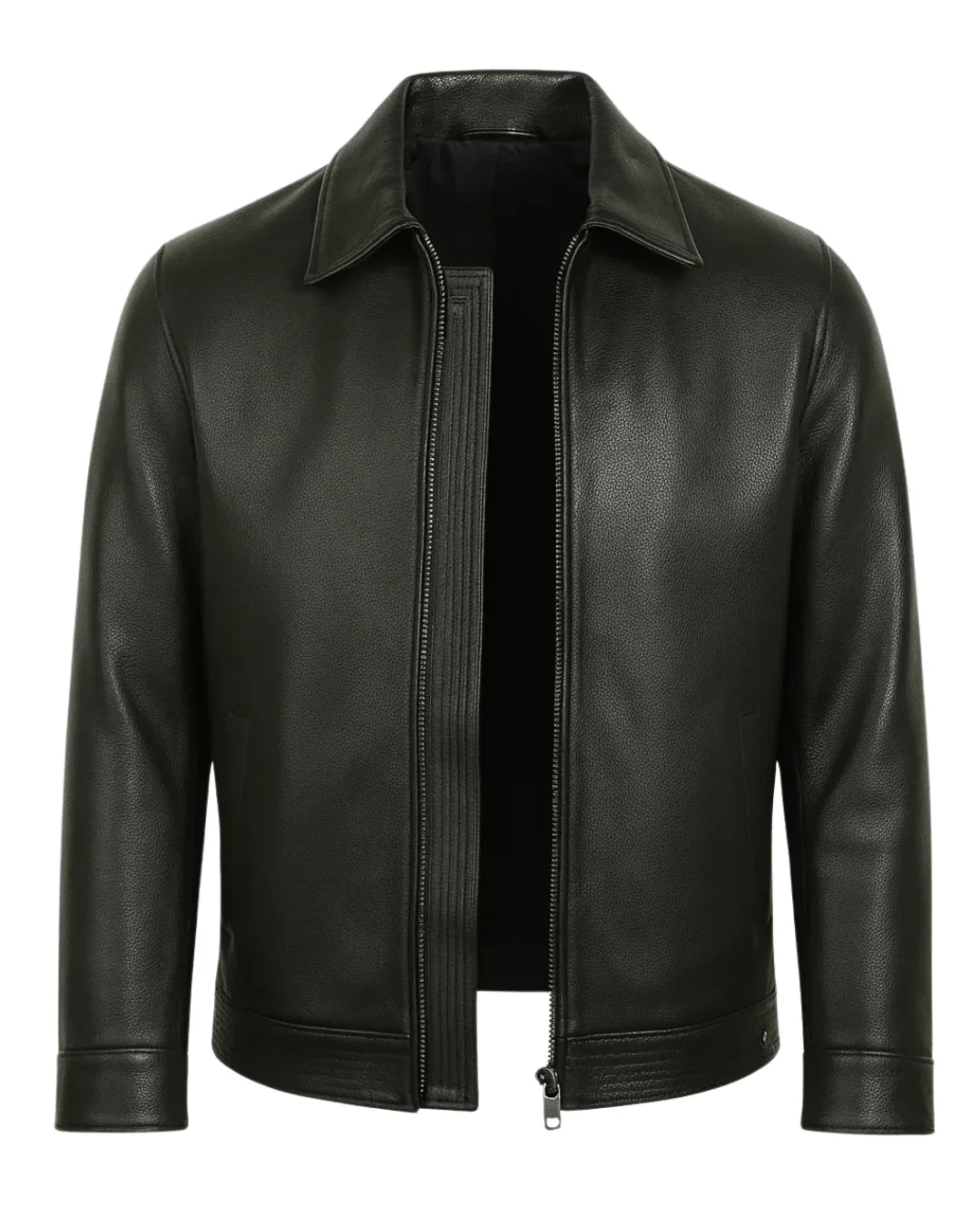 Signature Stitch Leather Jacket – Glacier Leather